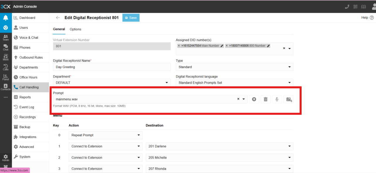 3CX V20 Admin Guide | Keylink IT